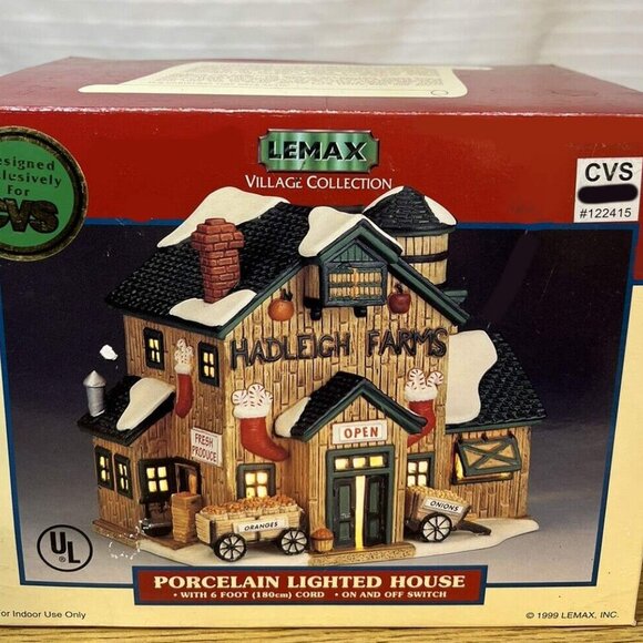 Lemax | Holiday | Lemax Hadleigh Farm Christmas Lighted Porcelain ...